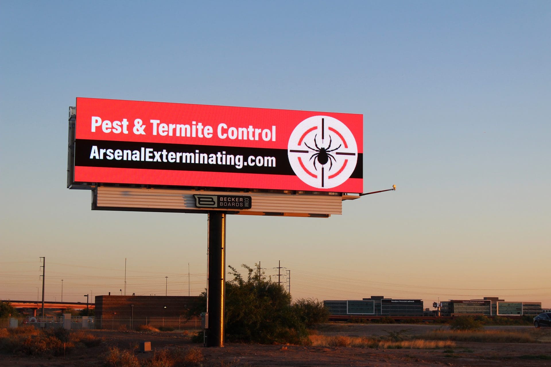 Pest Control LED Billboard in Sedona, AZ | Media Resources